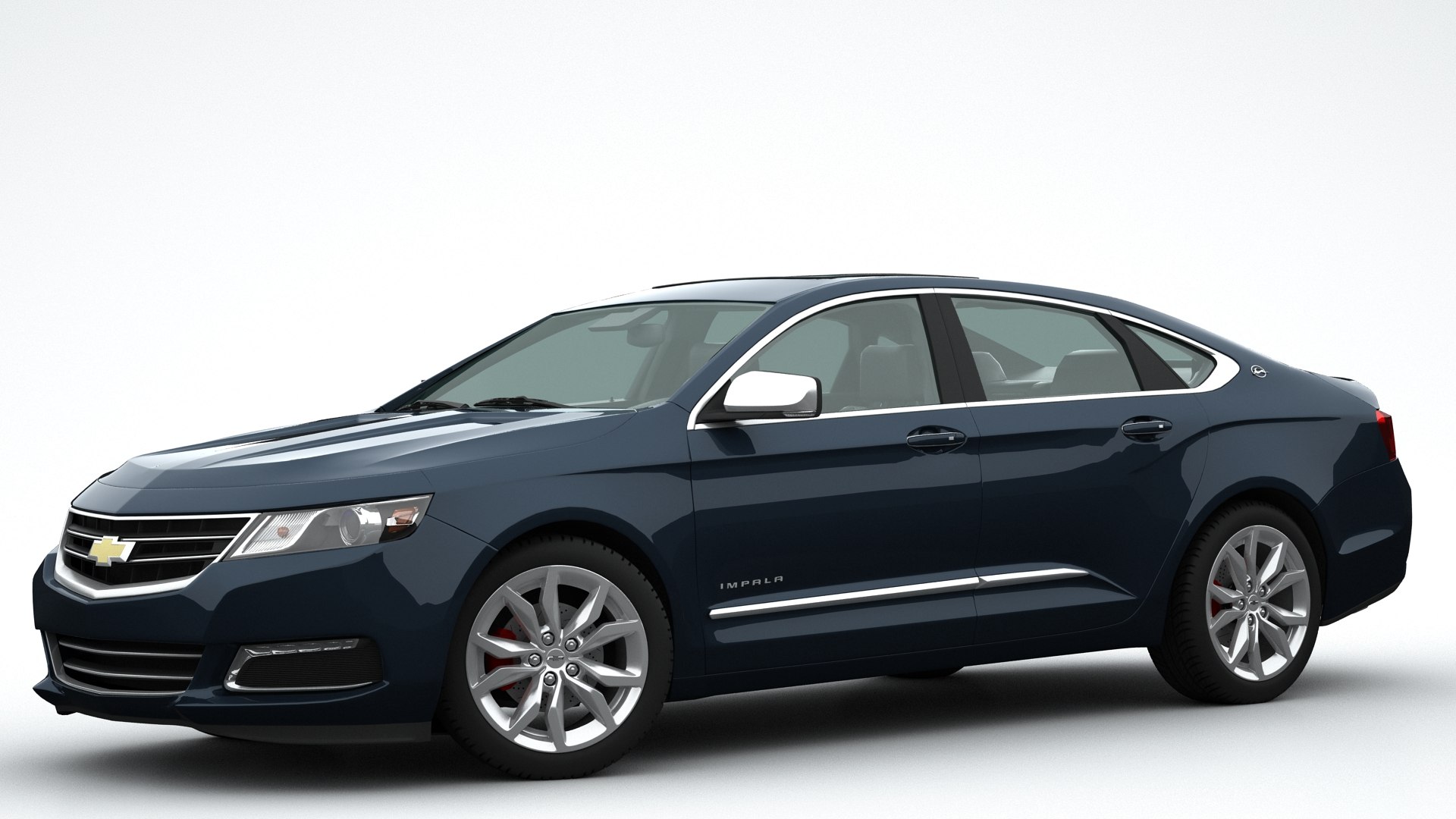 Chevrolet Impala LTZ 2015 3D model - TurboSquid 2165331