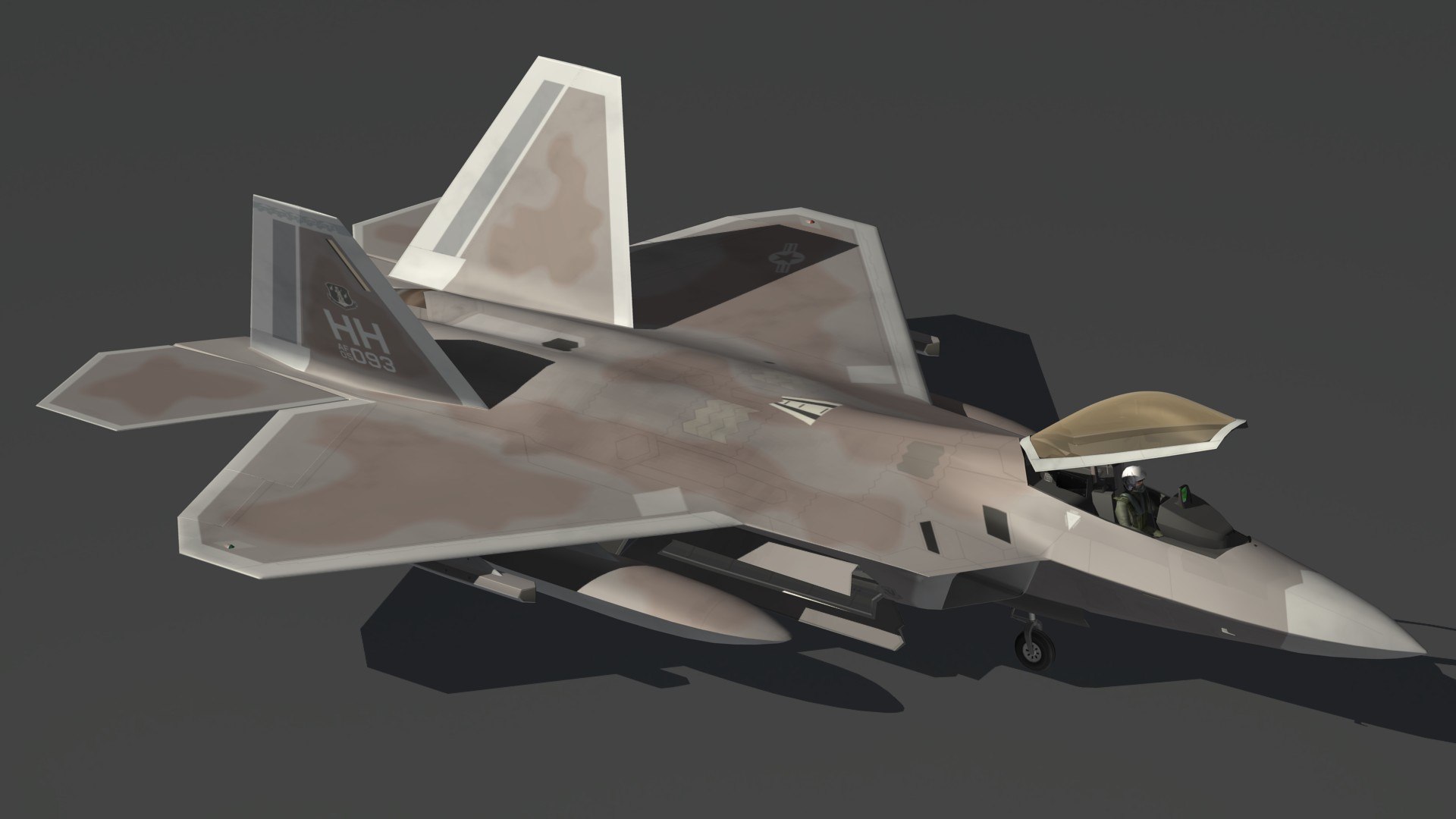 F22 Raptor Upgrade 3D Model - TurboSquid 2211595
