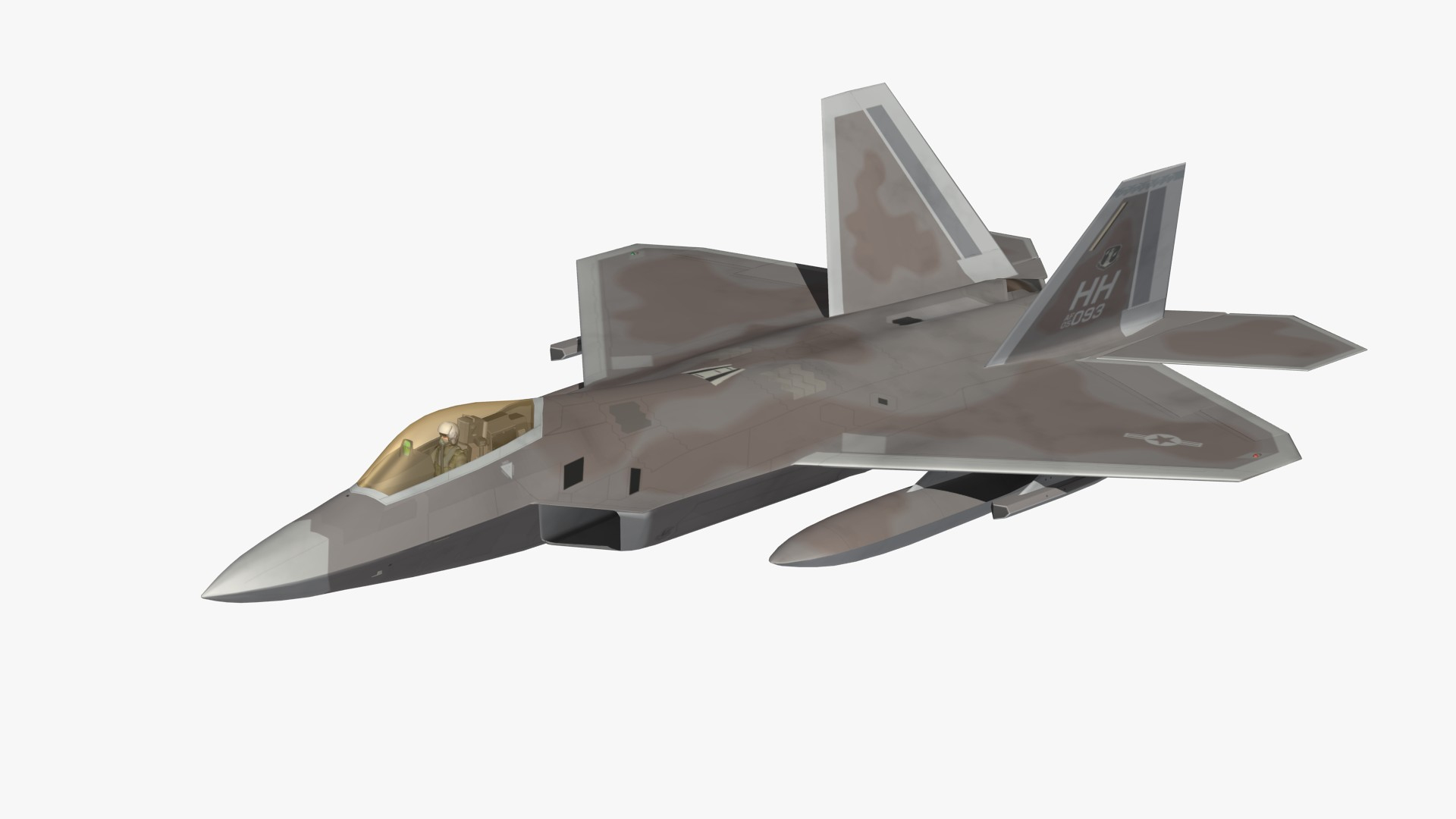 F22 Raptor Upgrade 3D Model - TurboSquid 2211595