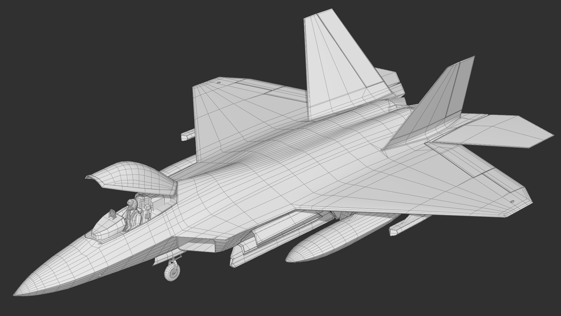 F22 Raptor Upgrade 3D Model - TurboSquid 2211595