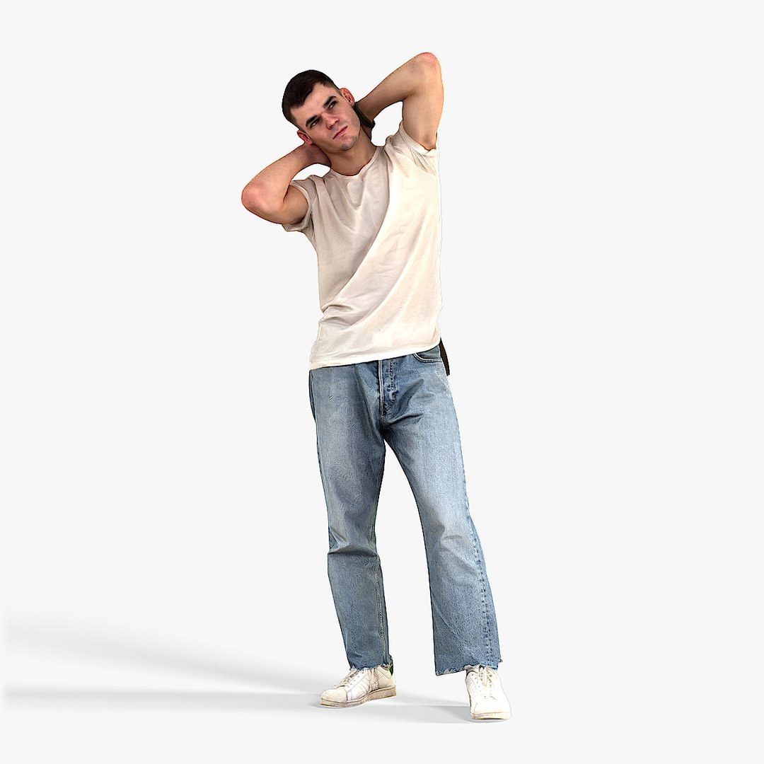 Bored Guy 3D Model - TurboSquid 1841563