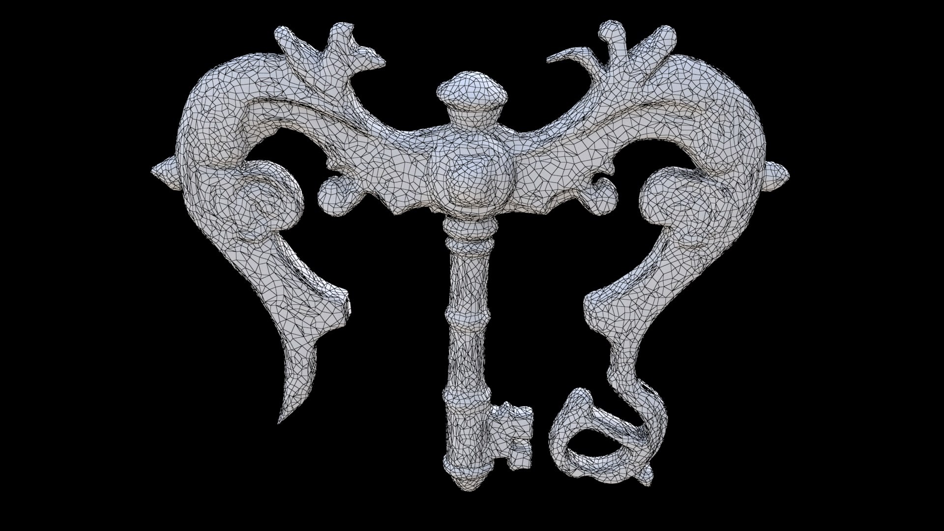 3D Iron Key Model - TurboSquid 2327640