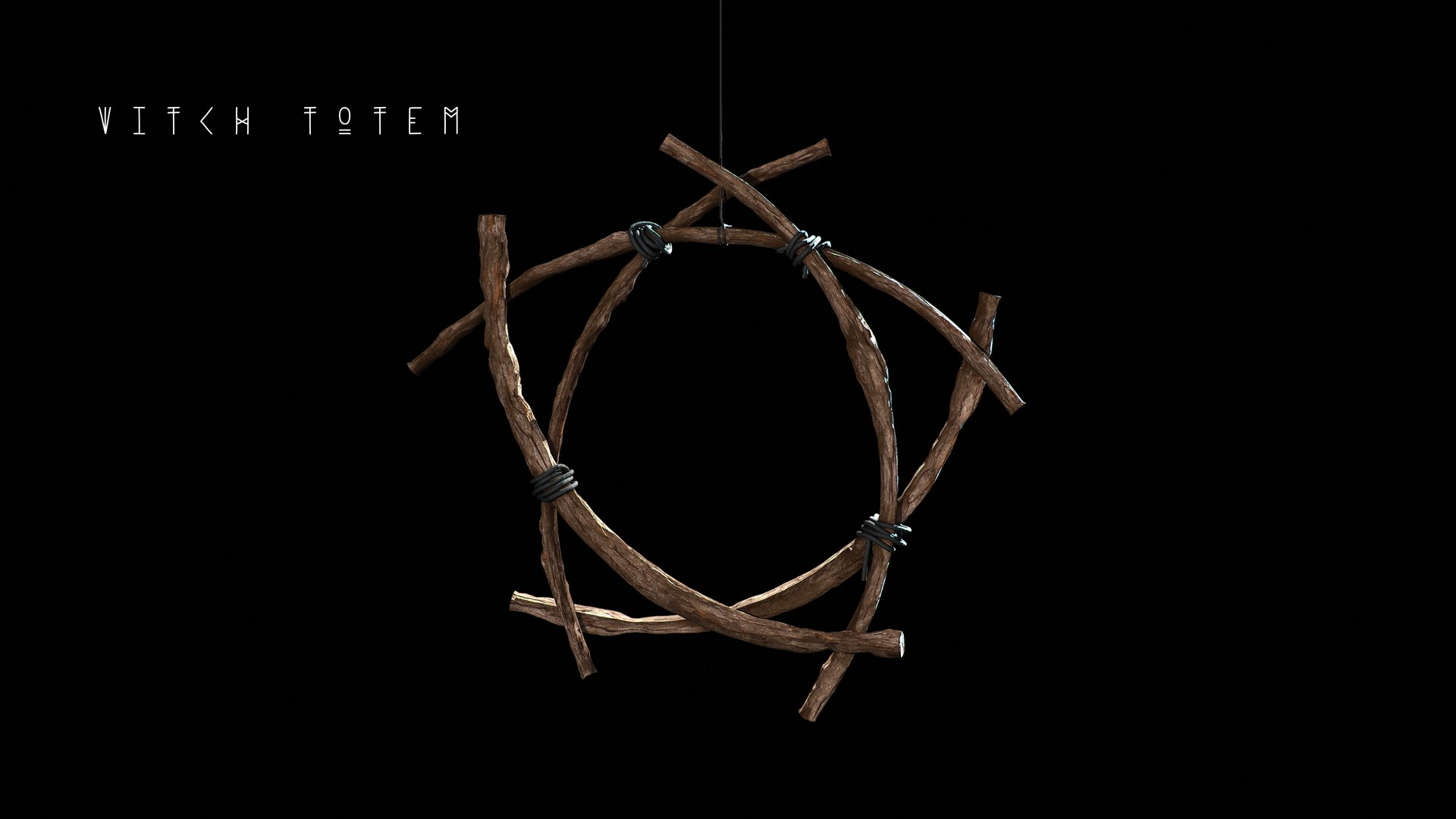 3D Witchcraft Occult Totem Symbol - TurboSquid 2264025