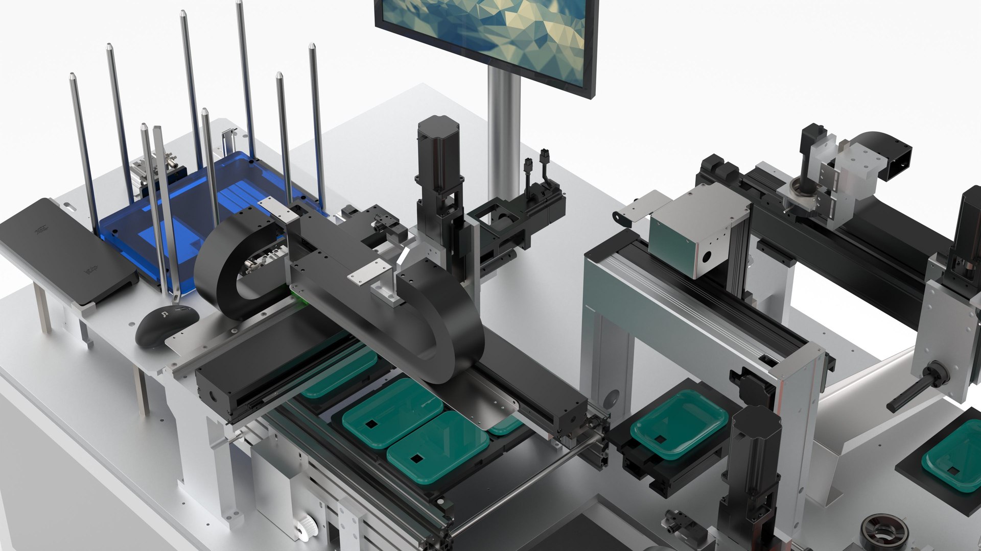 Automatic Mobile Phone Film Fingerprint Recognition Assembly Machine ...