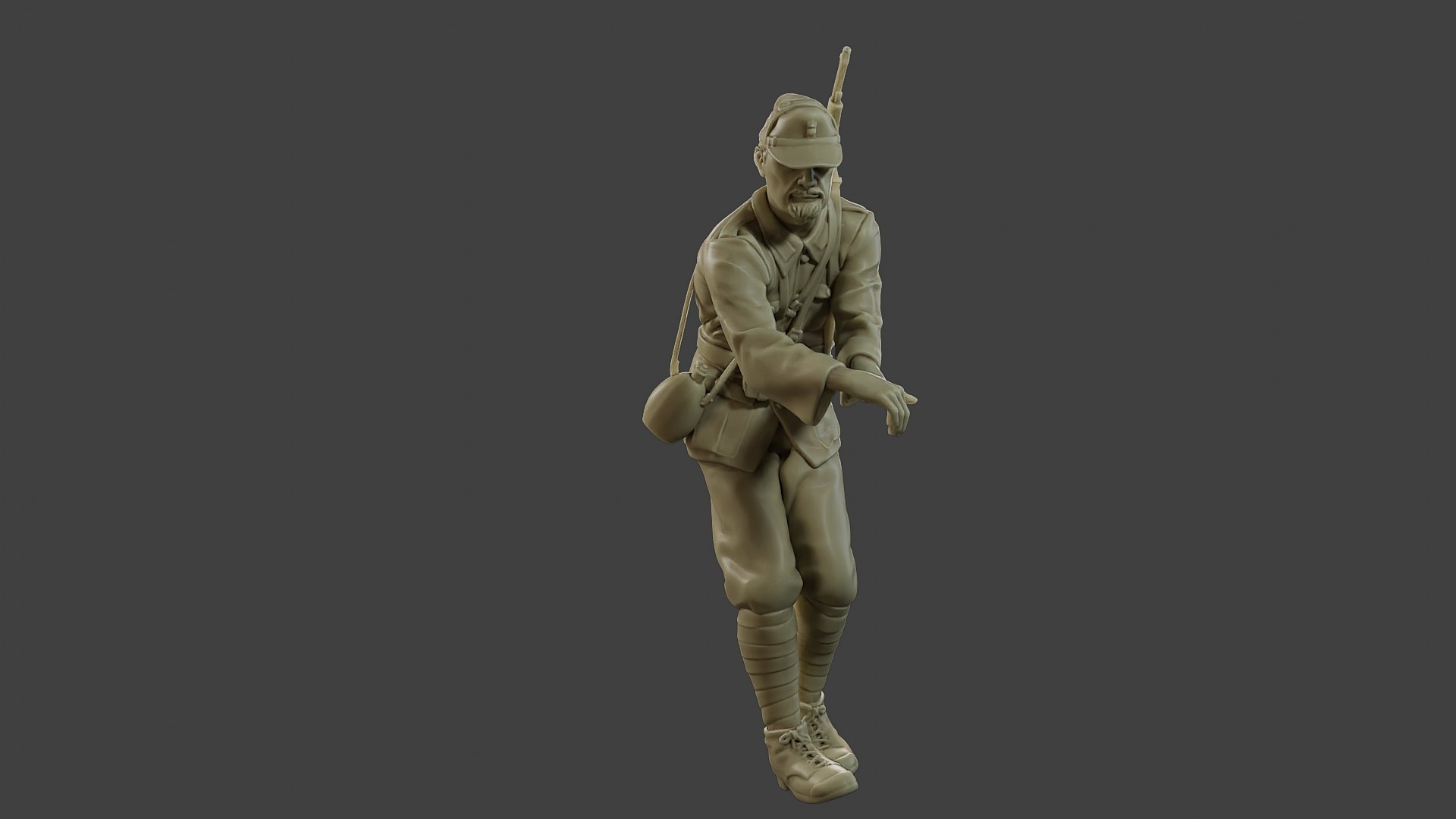 Italian Soldier Attach2 Ww2 IT10 3D - TurboSquid 2170768