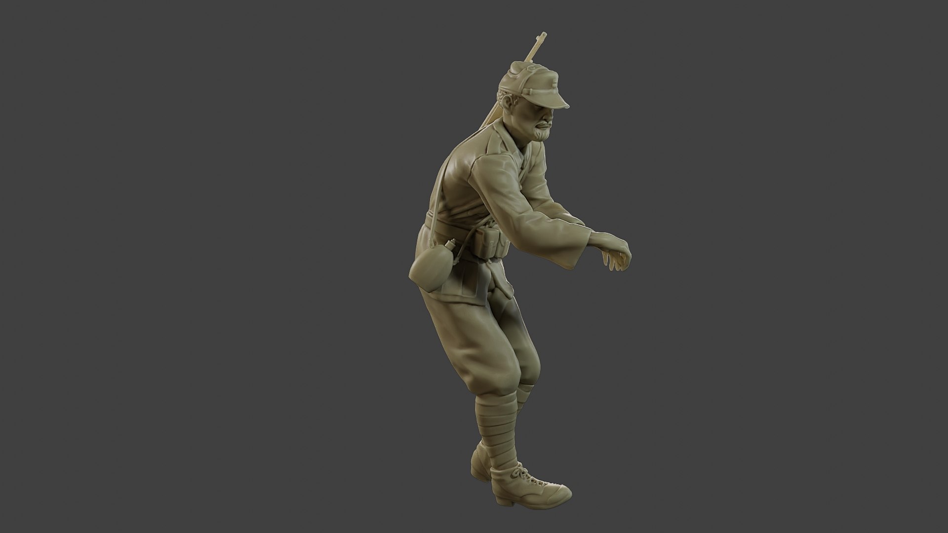 Italian Soldier Attach2 Ww2 IT10 3D - TurboSquid 2170768
