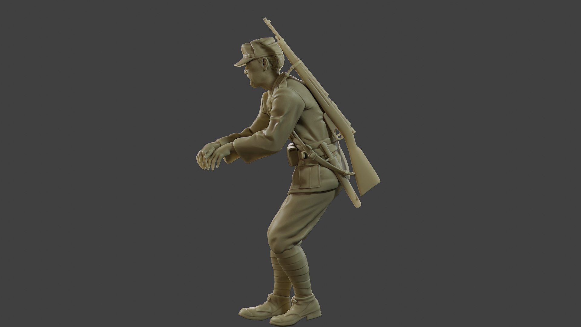 Italian Soldier Attach2 Ww2 IT10 3D - TurboSquid 2170768