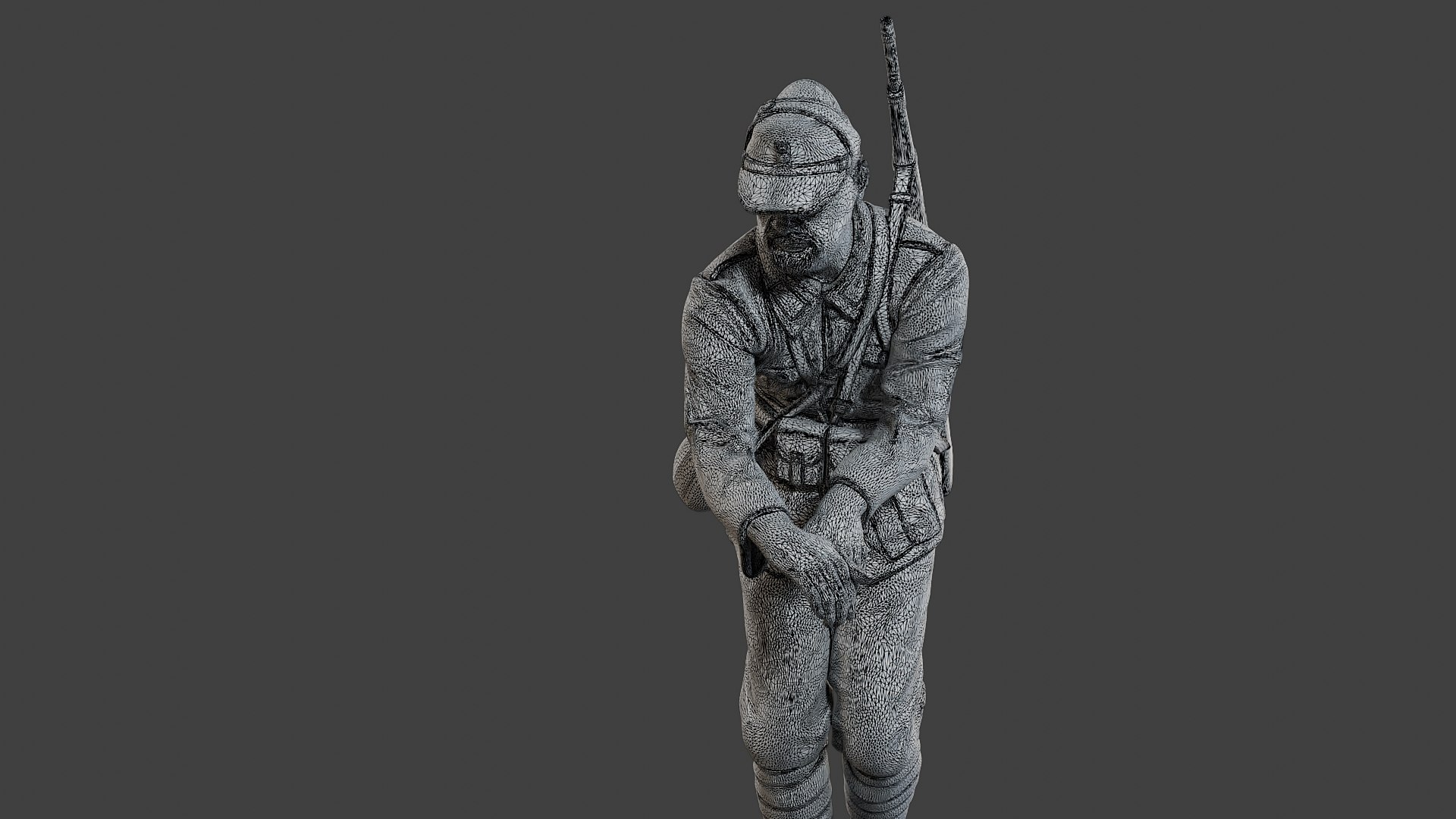 Italian Soldier Attach2 Ww2 IT10 3D - TurboSquid 2170768