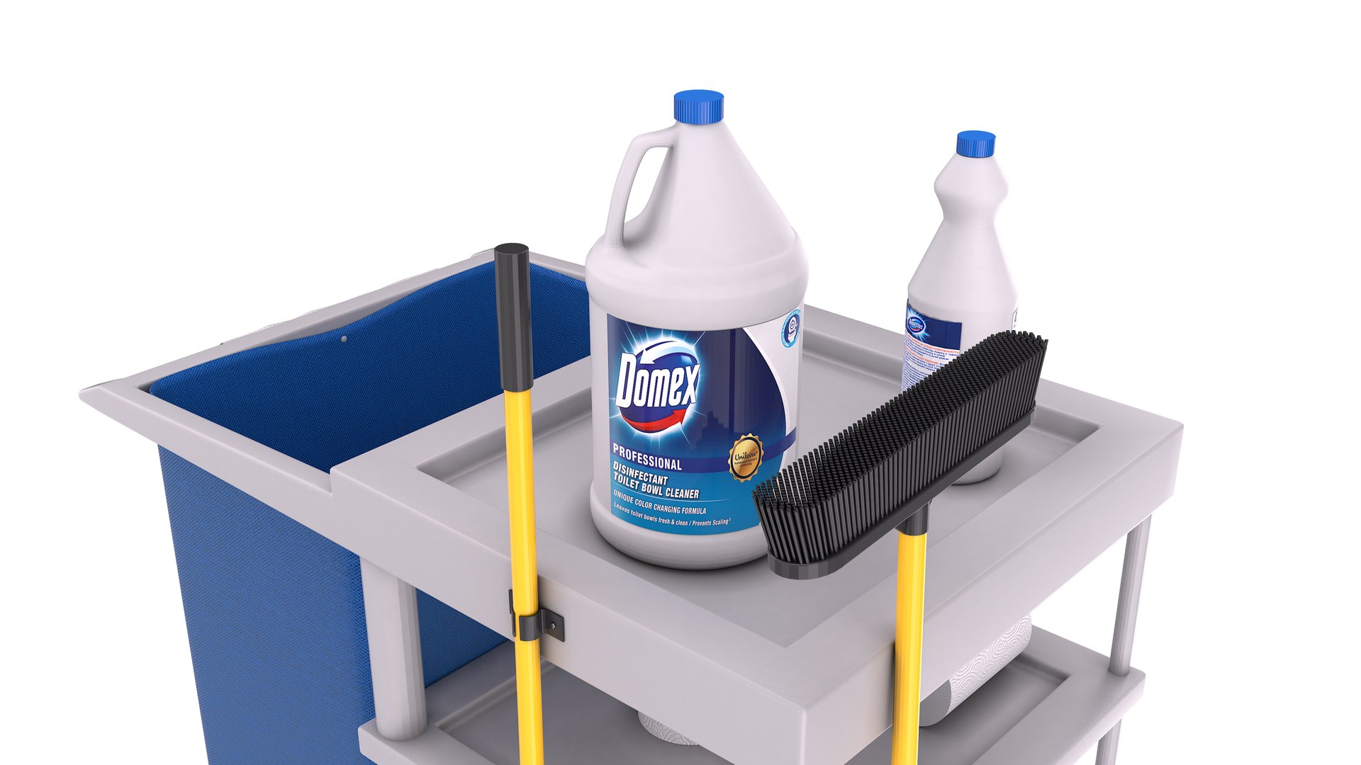 3D Cleaning Cart Model - TurboSquid 1896759