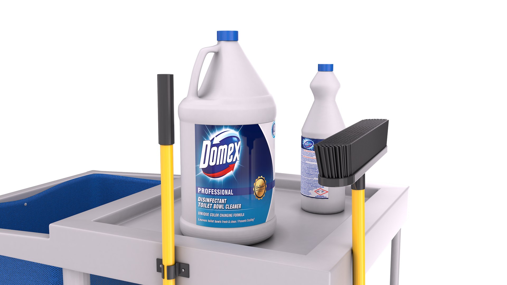 3D Cleaning Cart Model - TurboSquid 1896759