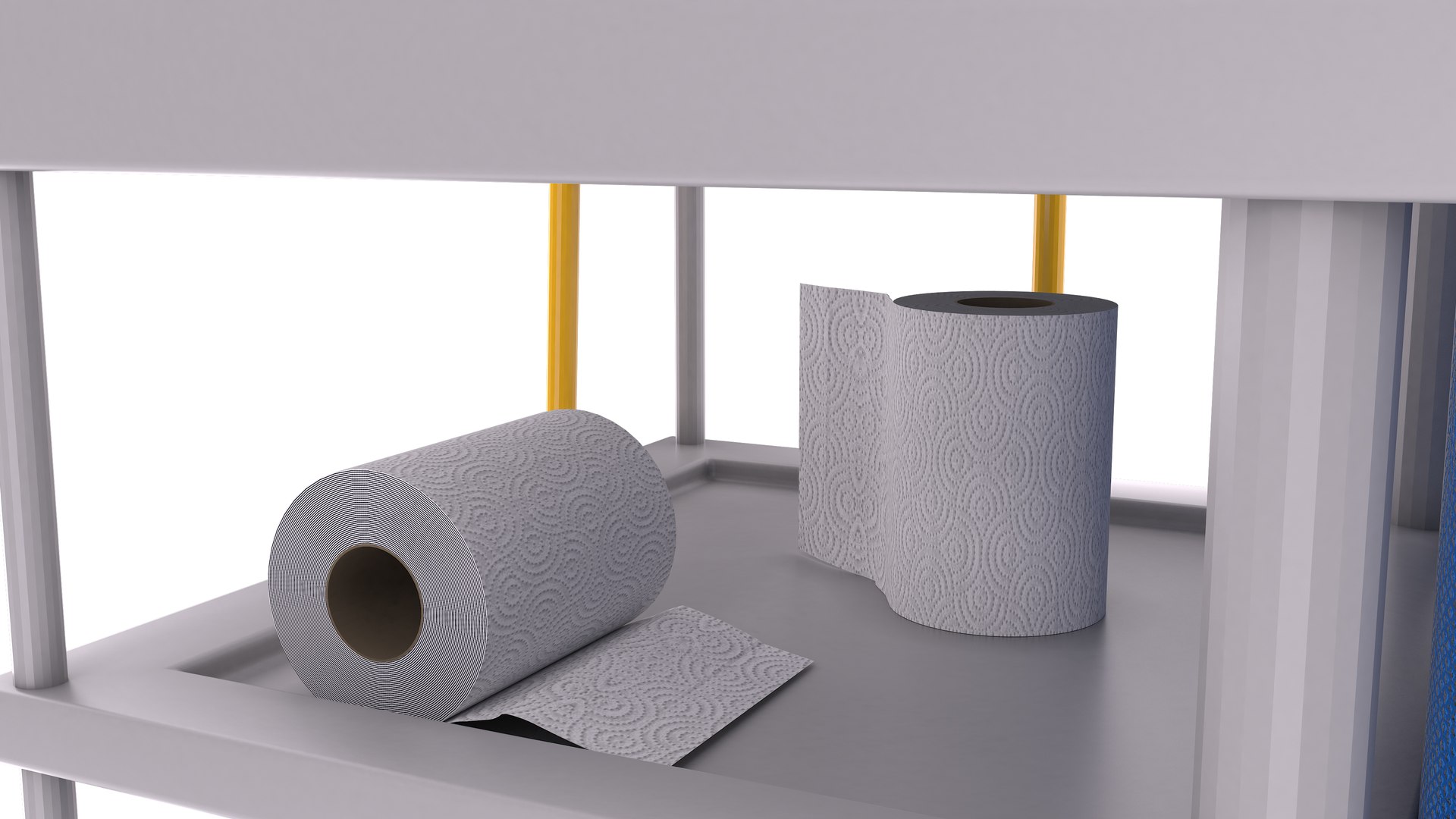 3D Cleaning Cart Model - TurboSquid 1896759