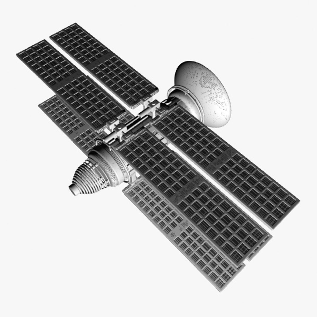 Satellite 3d Model