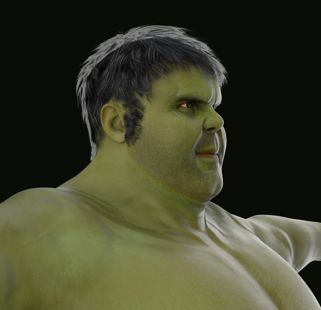 Fat Hulk 3D Model - TurboSquid 1647698