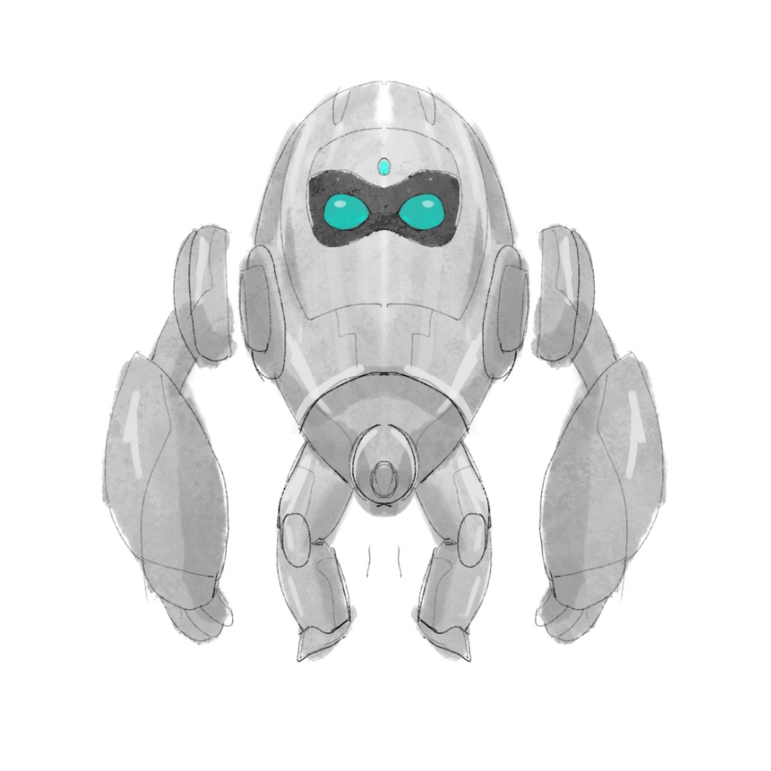 Cute robot 3D model - TurboSquid 1635672
