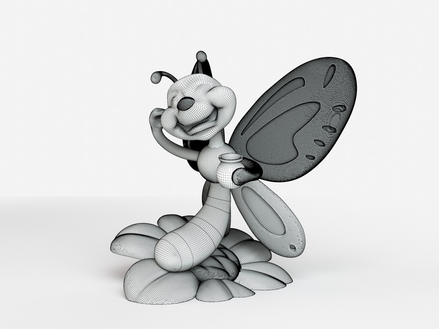 Bee Print 3D Model - TurboSquid 2117863