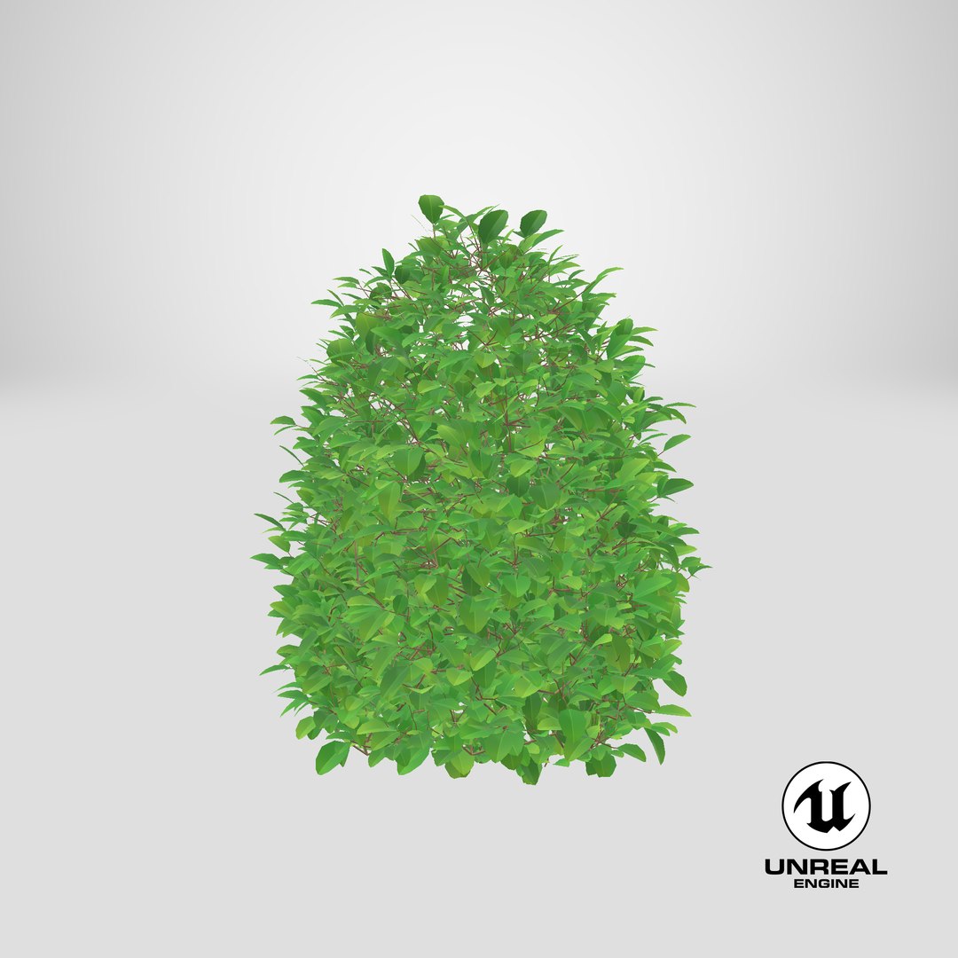 Cartoon Bush 15 3D Model - TurboSquid 1941438