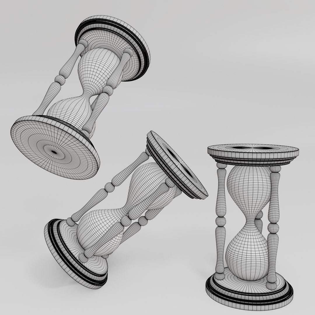 3D Hourglass Model - TurboSquid 2001074