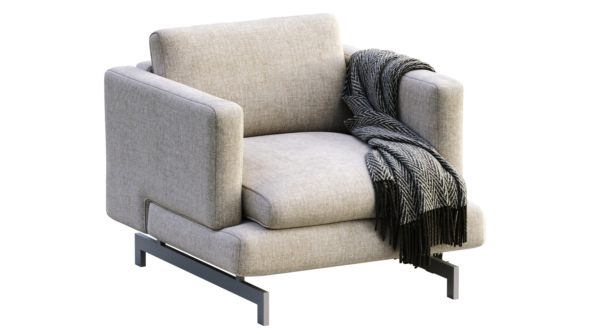 Natuzzi Italia Jeremy Armchair Model - TurboSquid 2091047