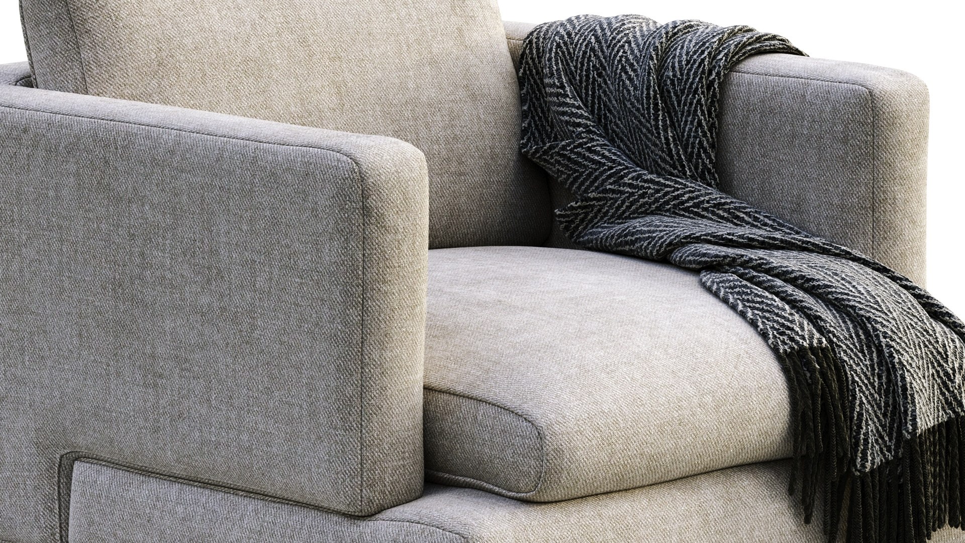 Natuzzi Italia Jeremy Armchair Model - TurboSquid 2091047