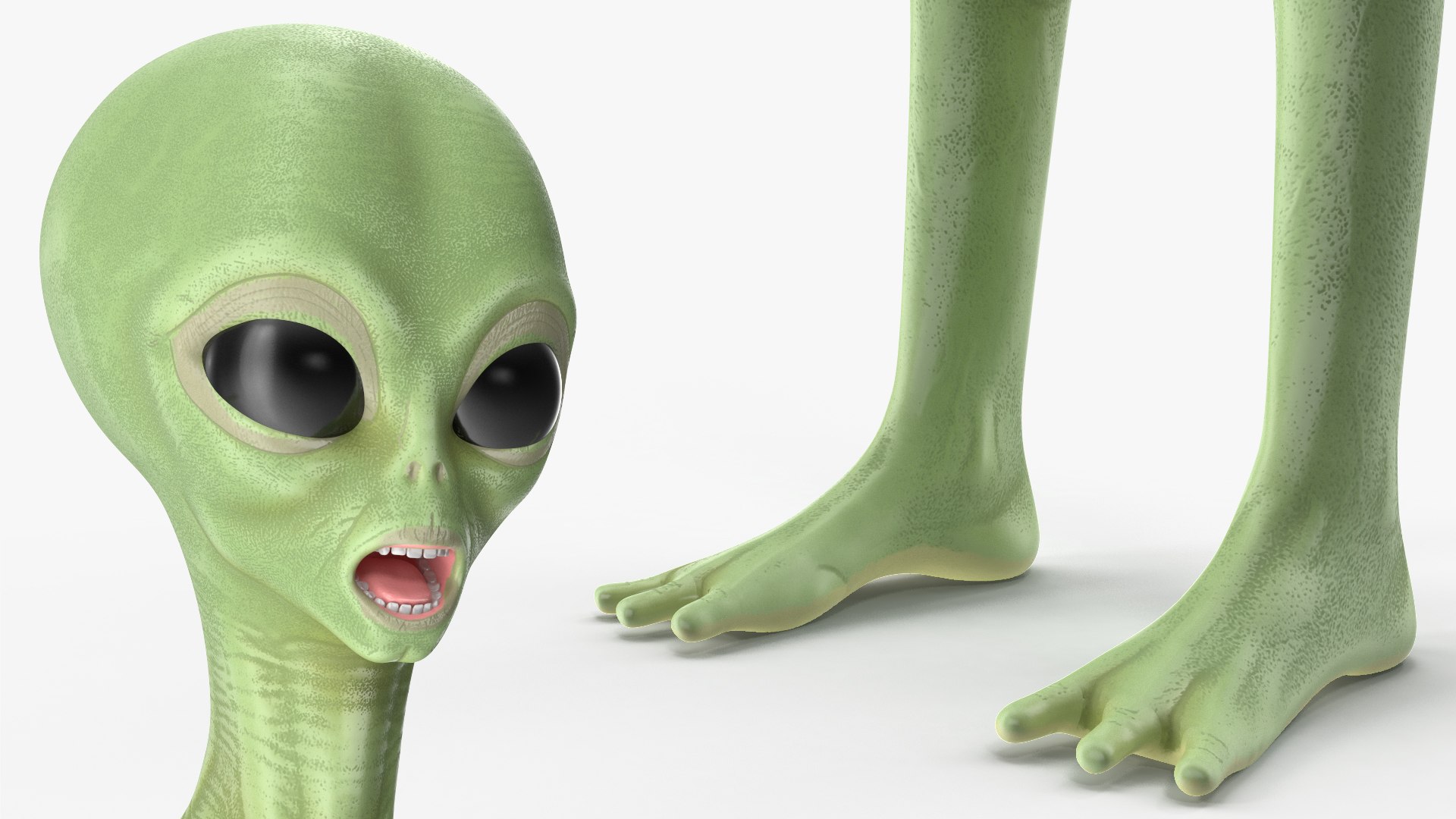 Cartoon alien rigged model - TurboSquid 1603572