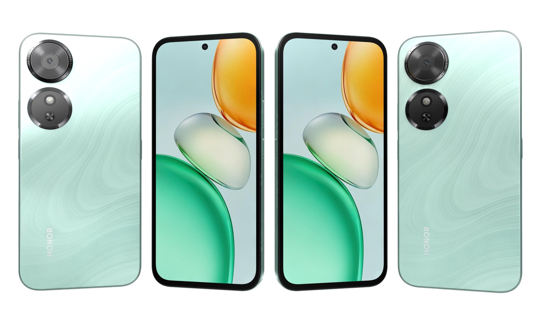 Honor X7c Forest Green And Honor Play 10C Green 3D Model - TurboSquid ...