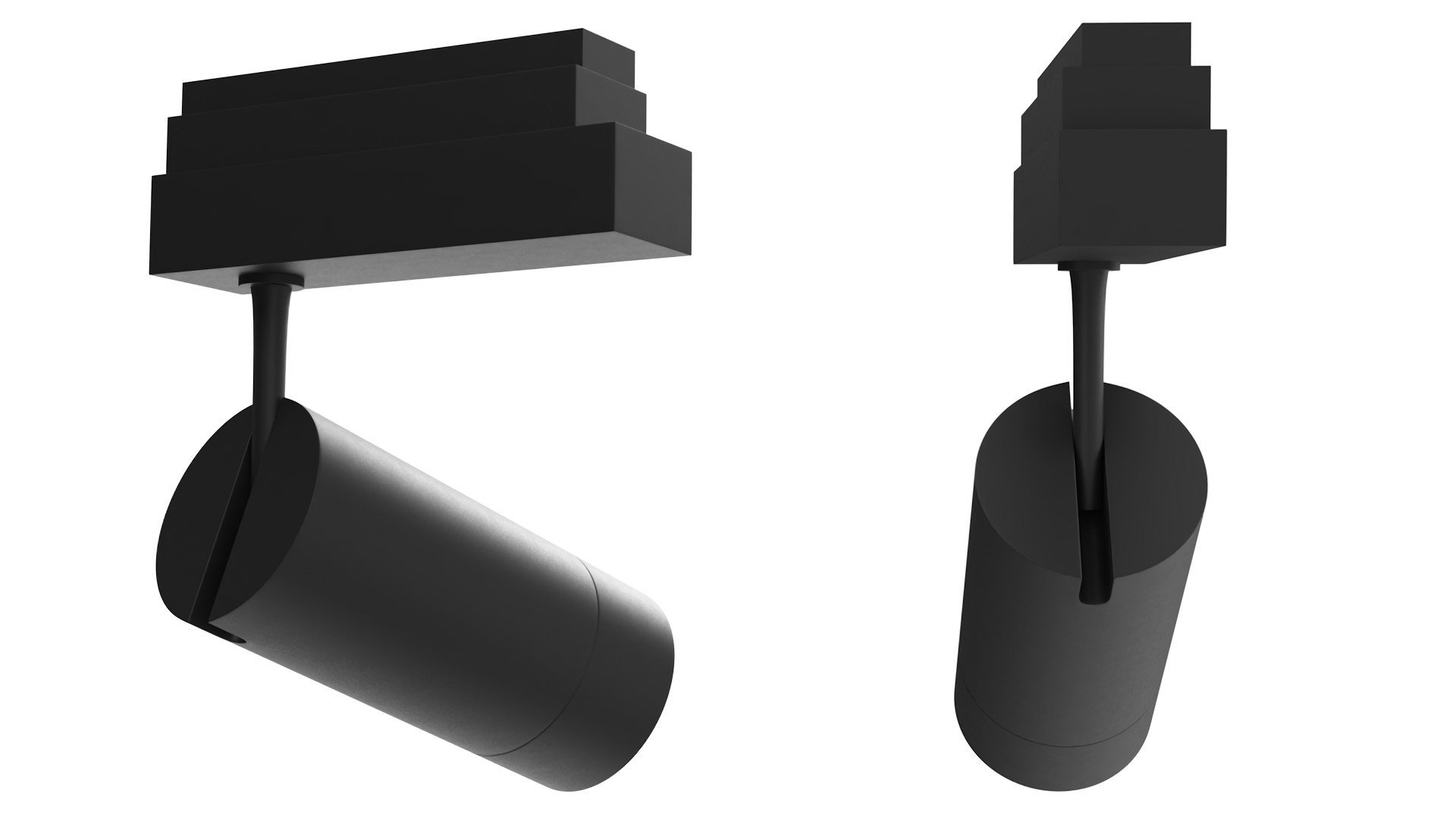 3D Cylinder LED Track Light Head - TurboSquid 2279919