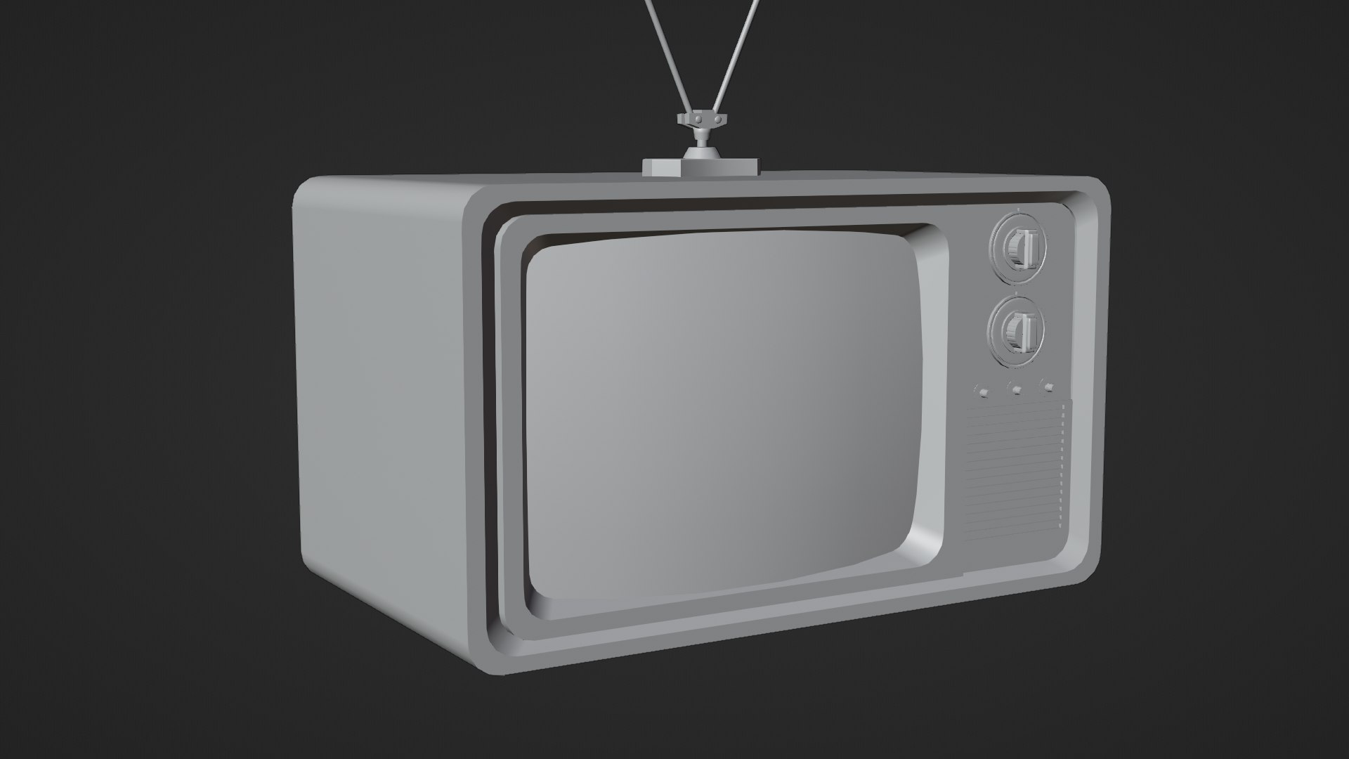 3D Model OLD TV - TurboSquid 2064380