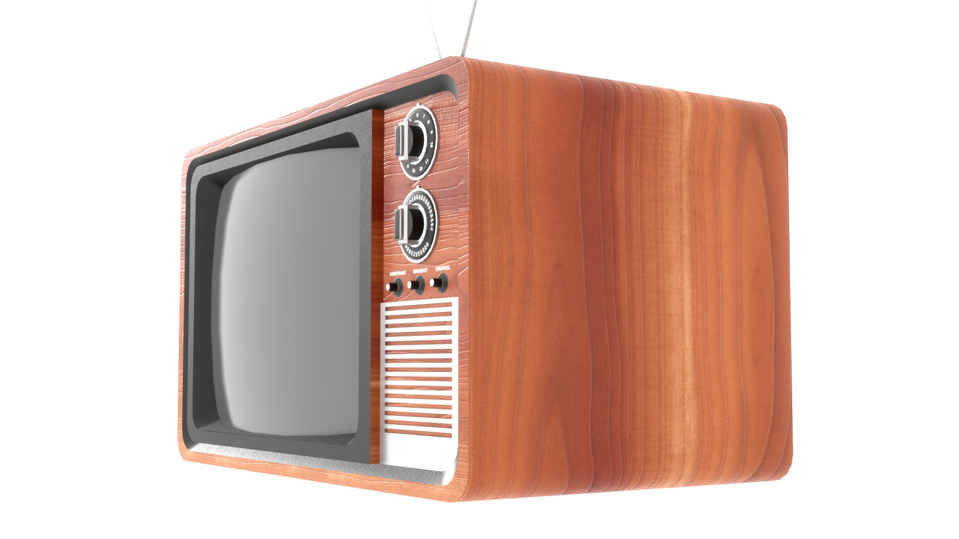 3D Model OLD TV - TurboSquid 2064380