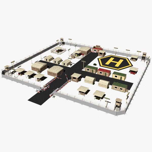Military Base 3D Models for Download | TurboSquid