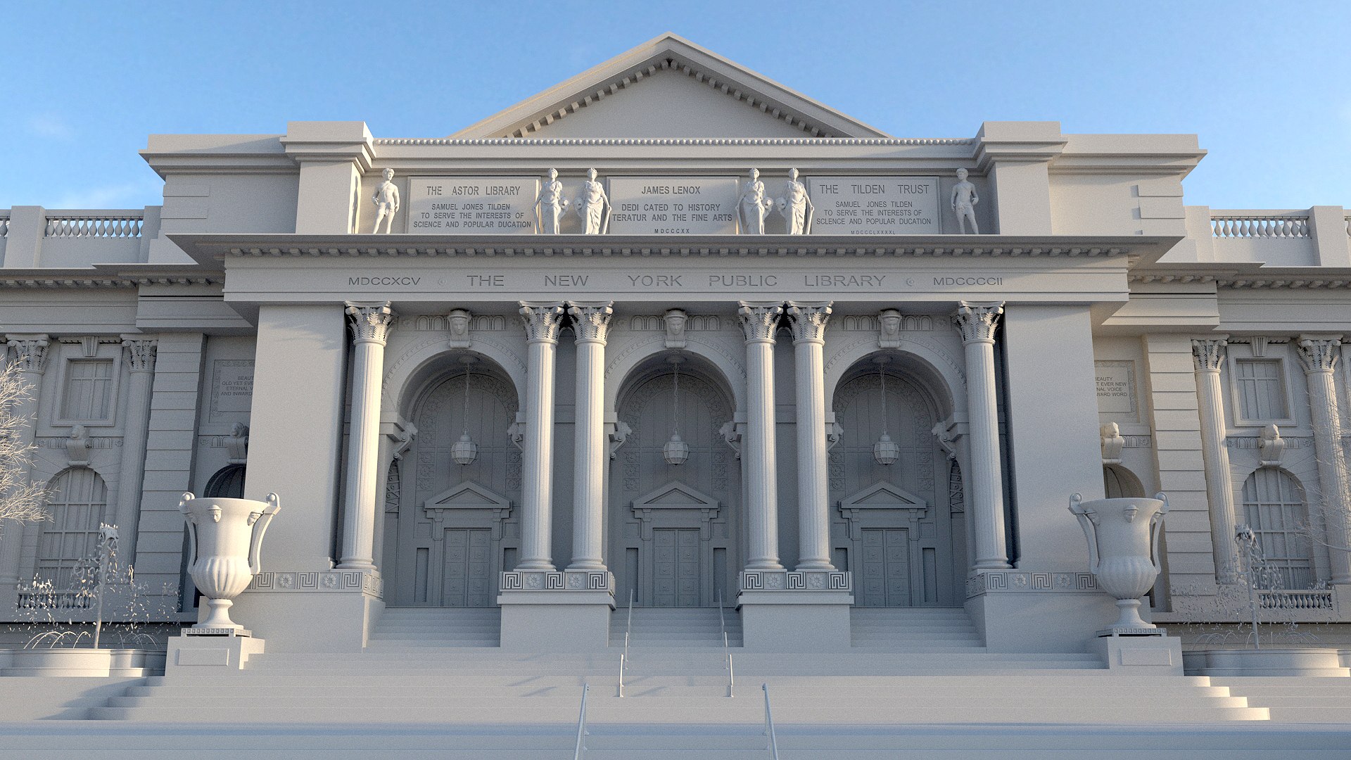 Newyork Public Library Model - TurboSquid 2200026