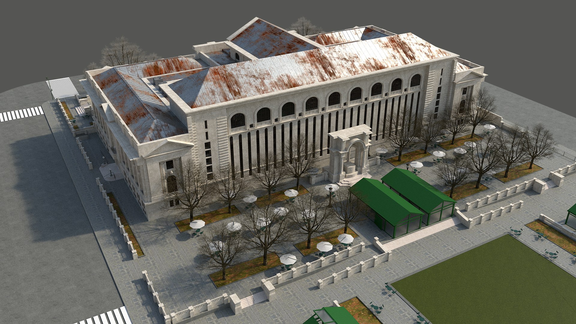 Newyork Public Library Model - TurboSquid 2200026