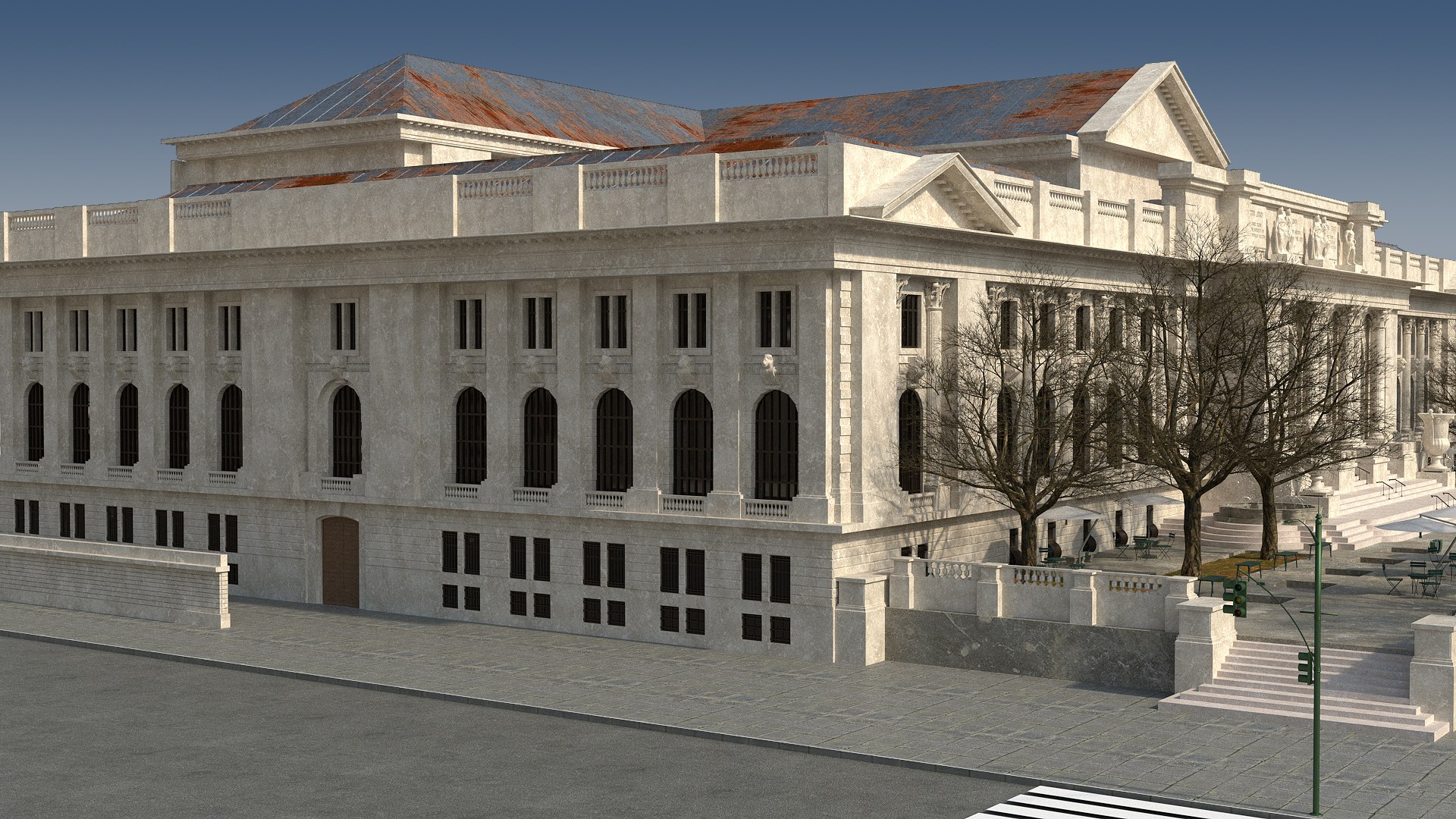 Newyork Public Library Model - TurboSquid 2200026