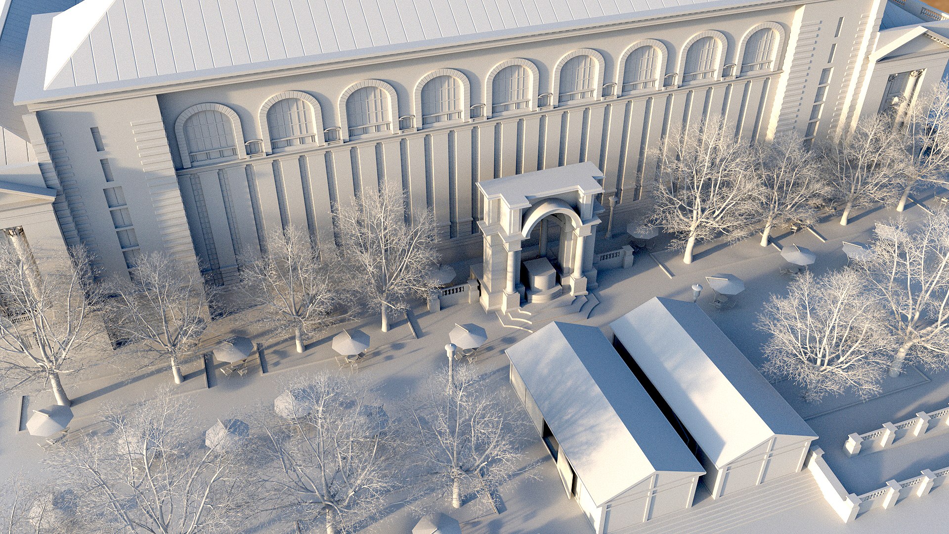 Newyork Public Library Model - TurboSquid 2200026