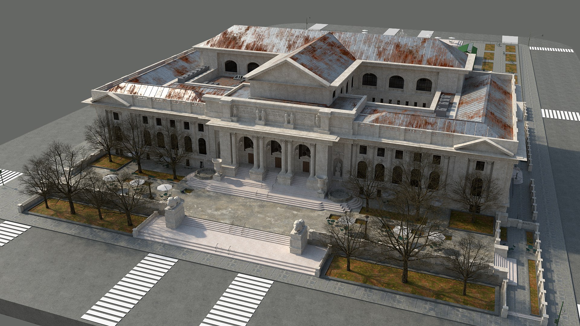 Newyork Public Library Model - TurboSquid 2200026