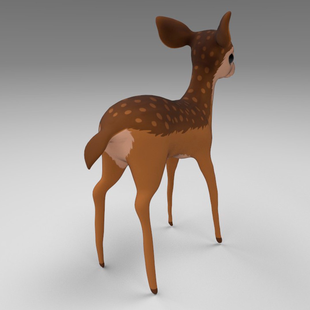 Stylized Deer Animation Model - TurboSquid 1420987