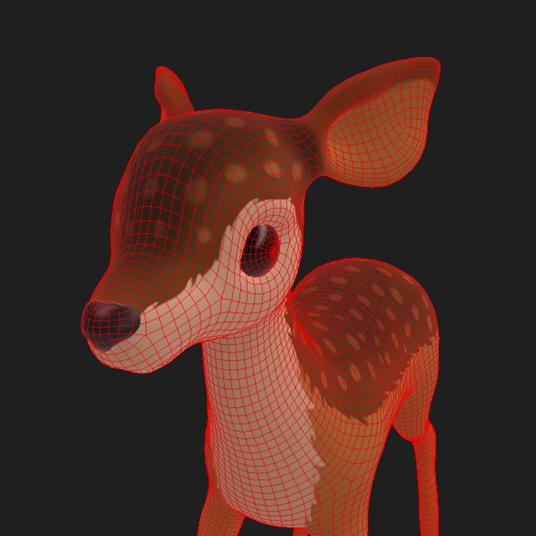 Stylized Deer Animation Model - TurboSquid 1420987