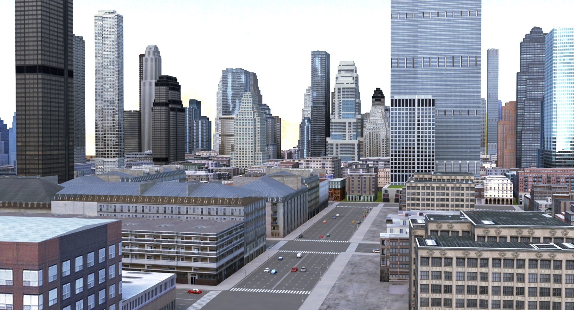 City Block 3d Max