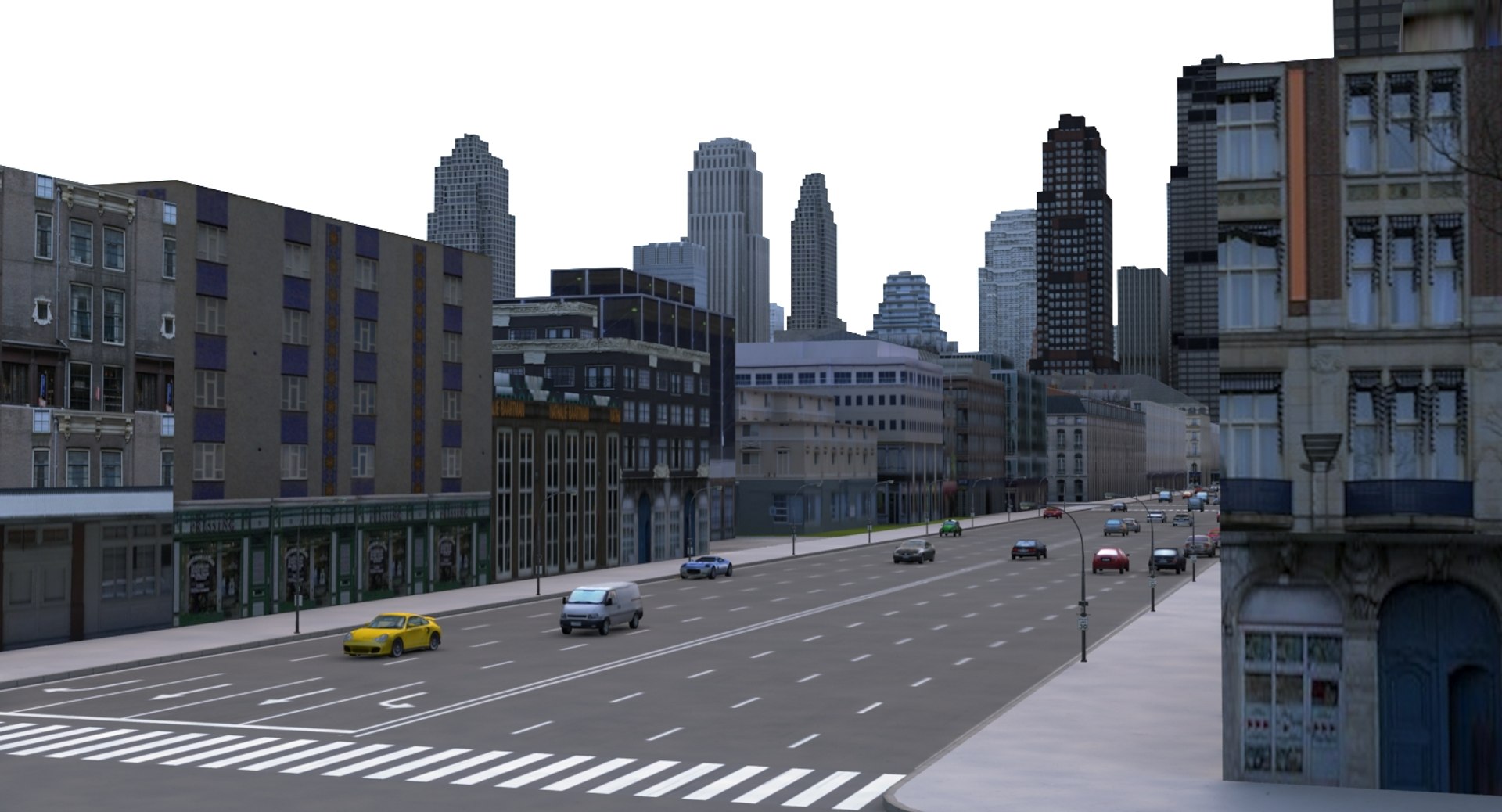 City Block 3d Max