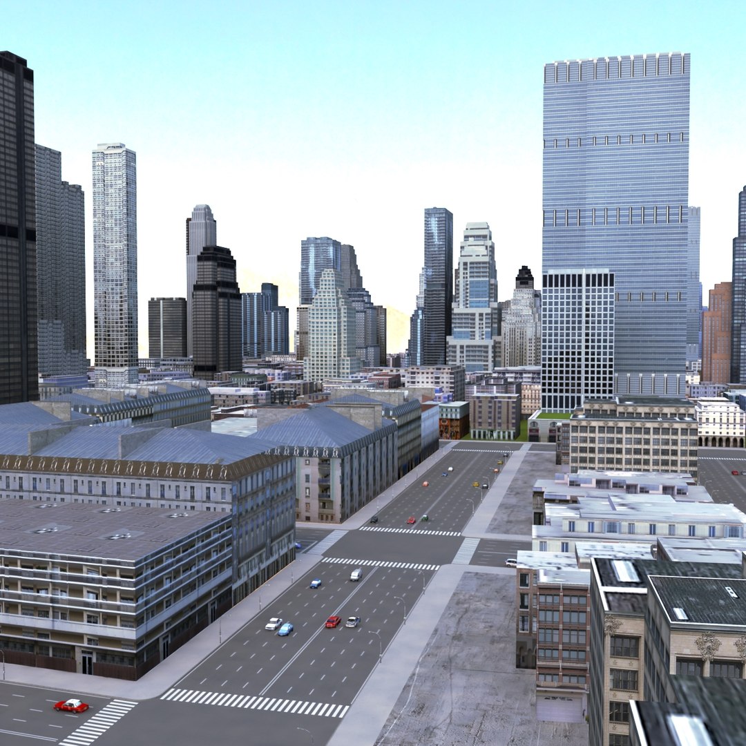City Block 3d Max