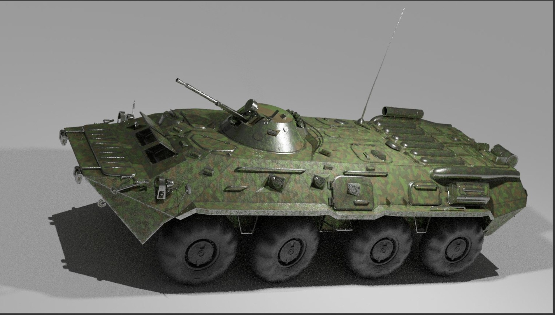 BTR 80 3D Model - TurboSquid 2129622