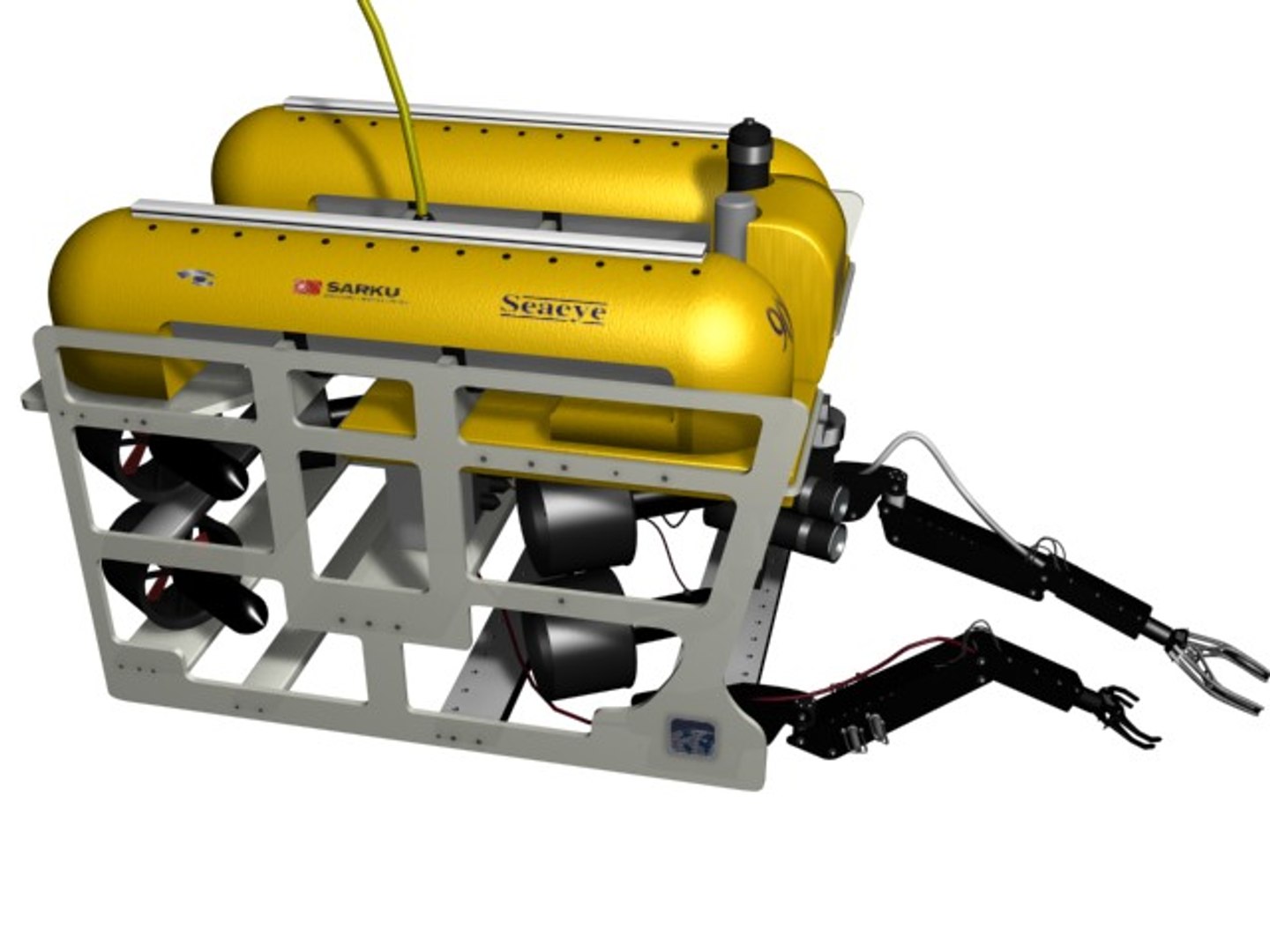 3d Model Rov Remotely Commercial