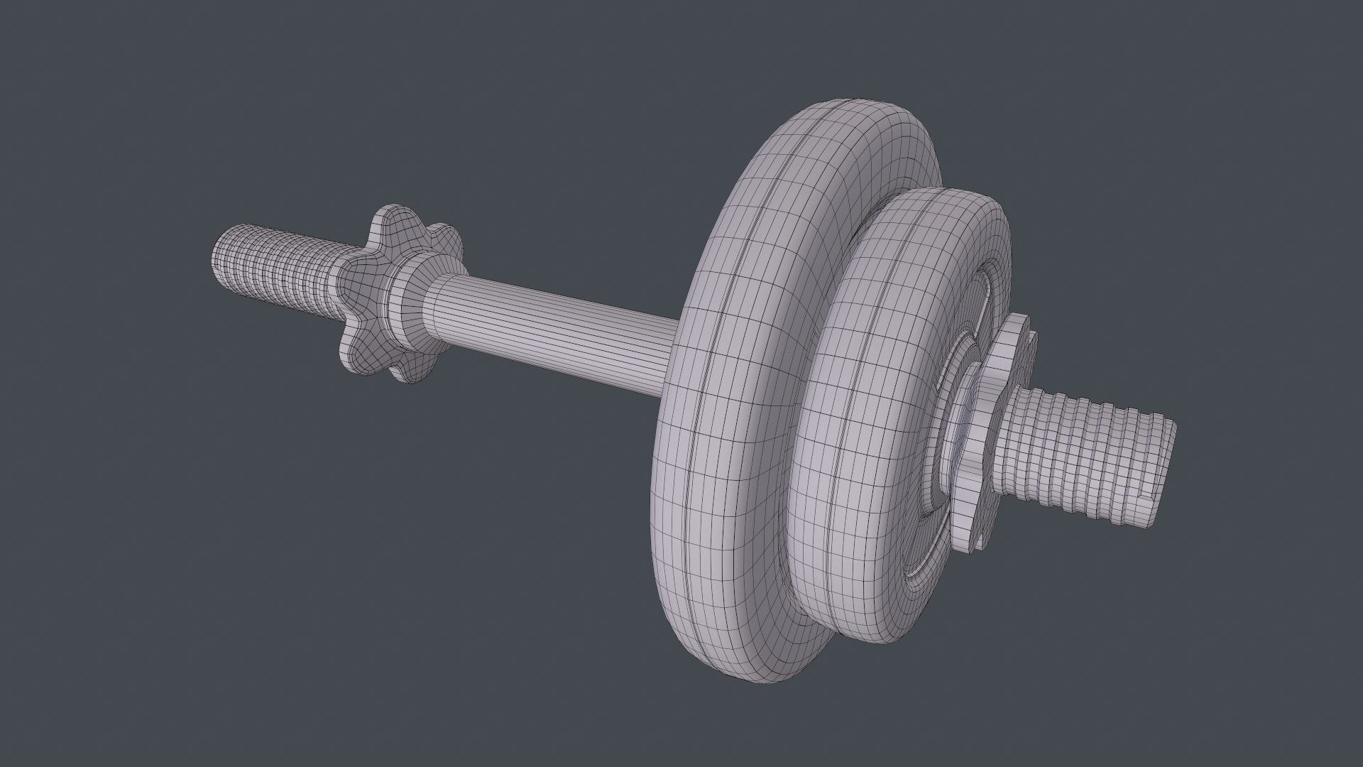 Dumbbell 3D Model - TurboSquid 1965751