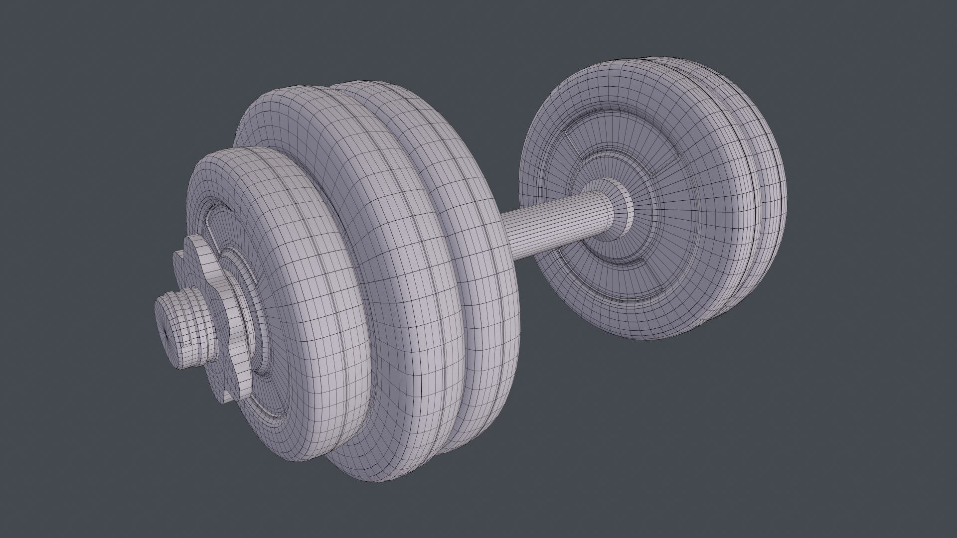 Dumbbell 3D Model - TurboSquid 1965751