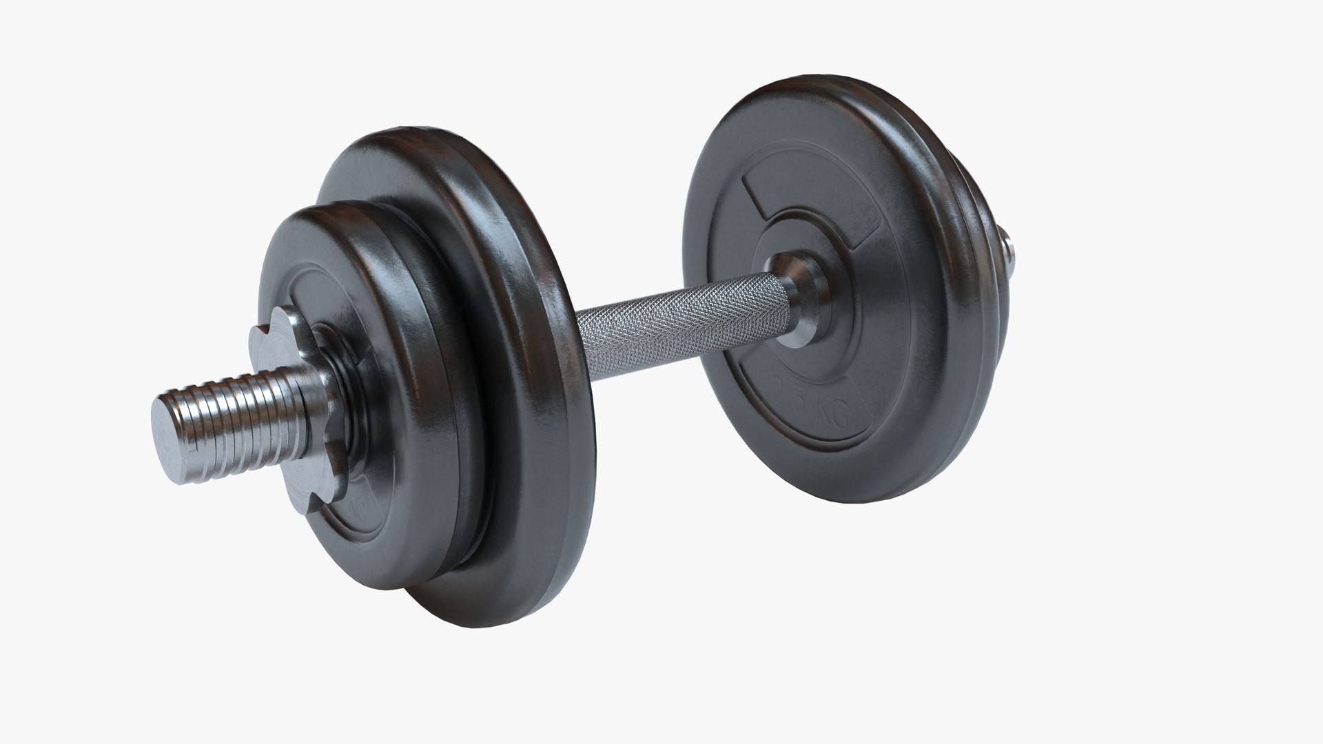 Dumbbell 3D Model - TurboSquid 1965751