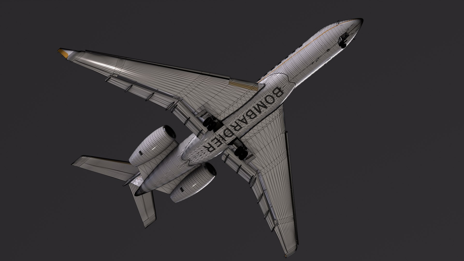 Bombardier Global 7000 3D - TurboSquid 1979018