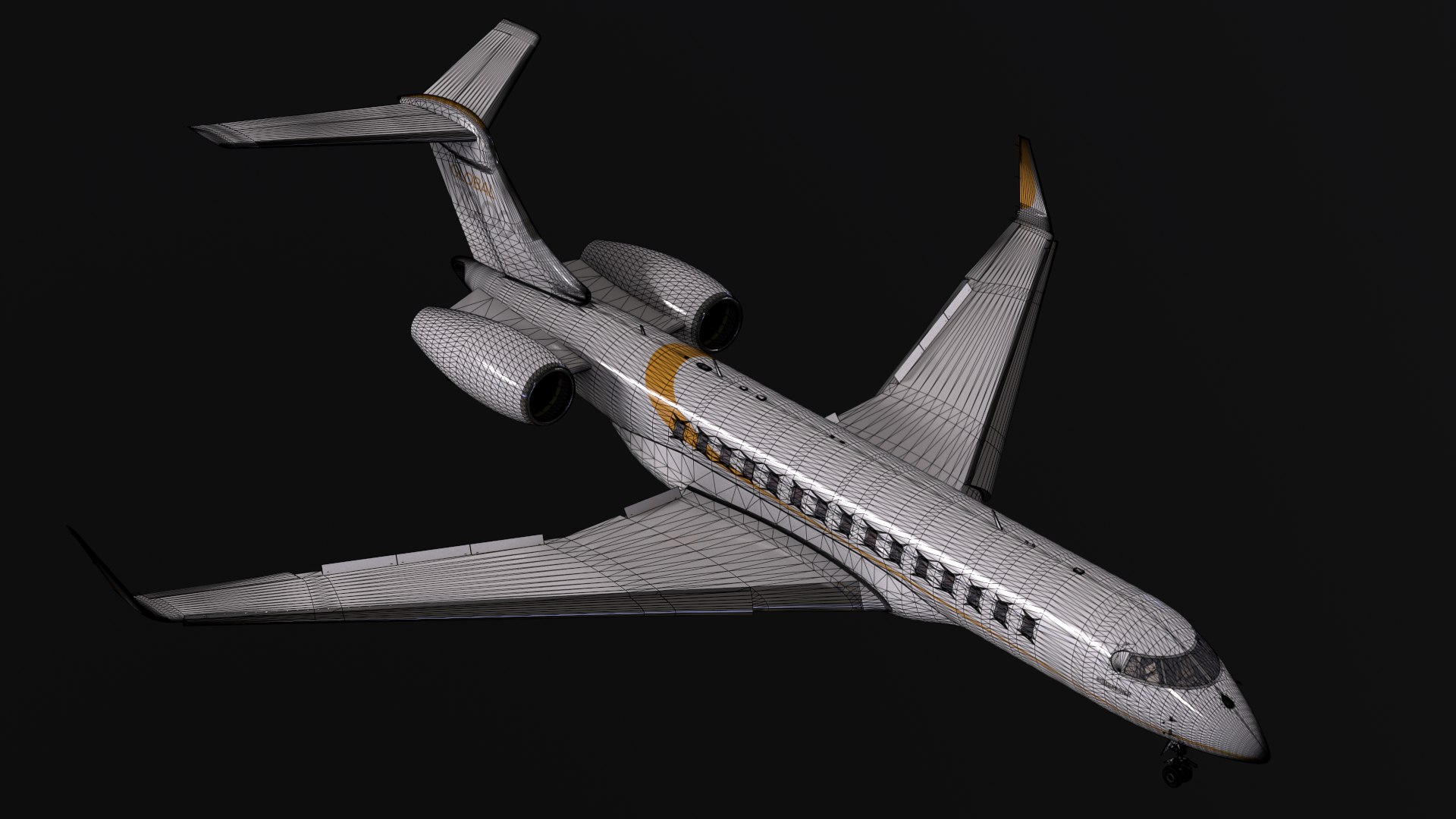 Bombardier Global 7000 3D - TurboSquid 1979018