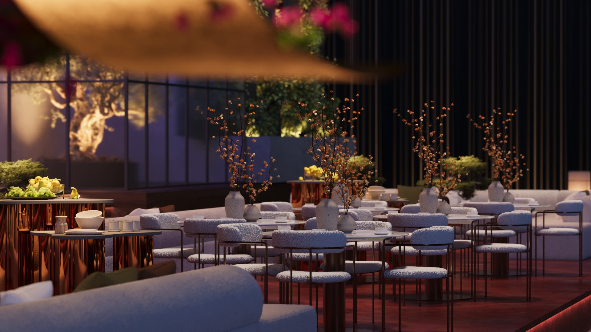 Wedding Hall Design Model - TurboSquid 2433525