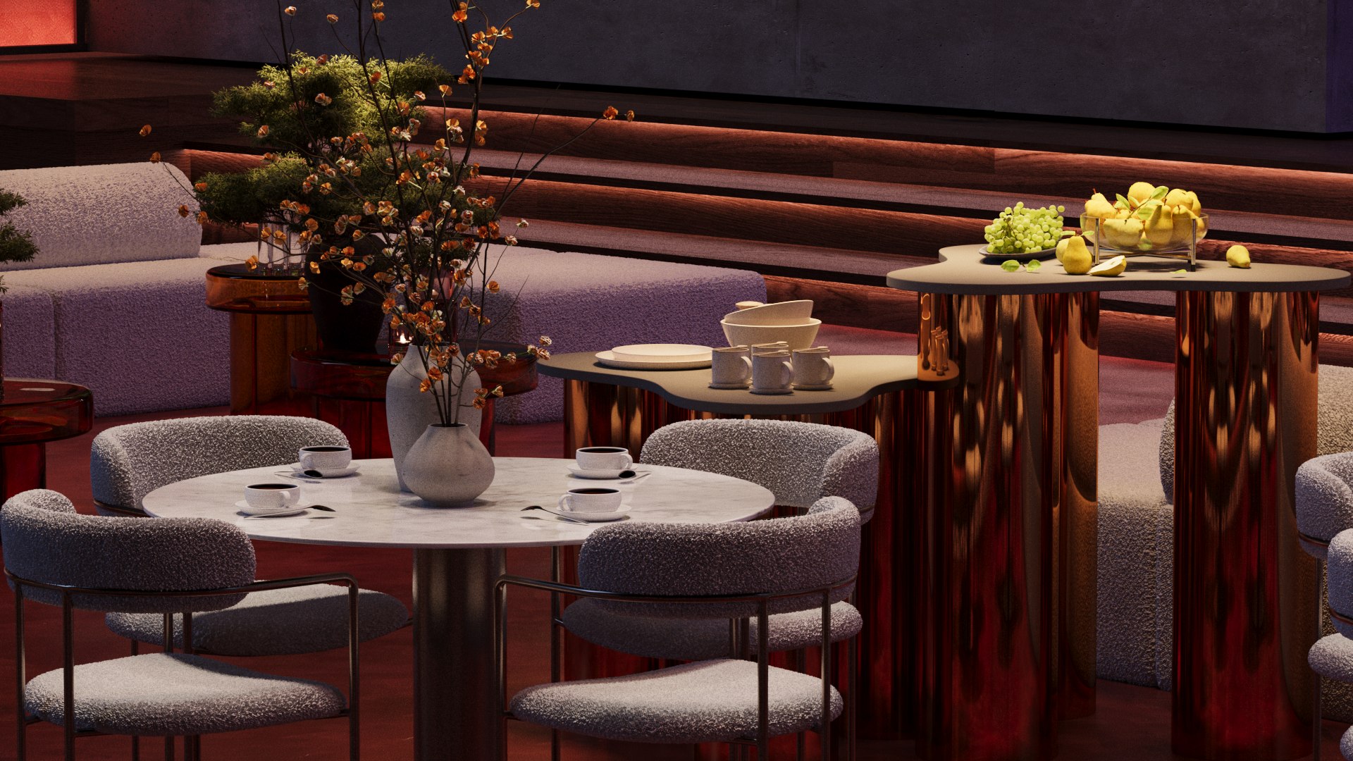 Wedding Hall Design Model - TurboSquid 2433525