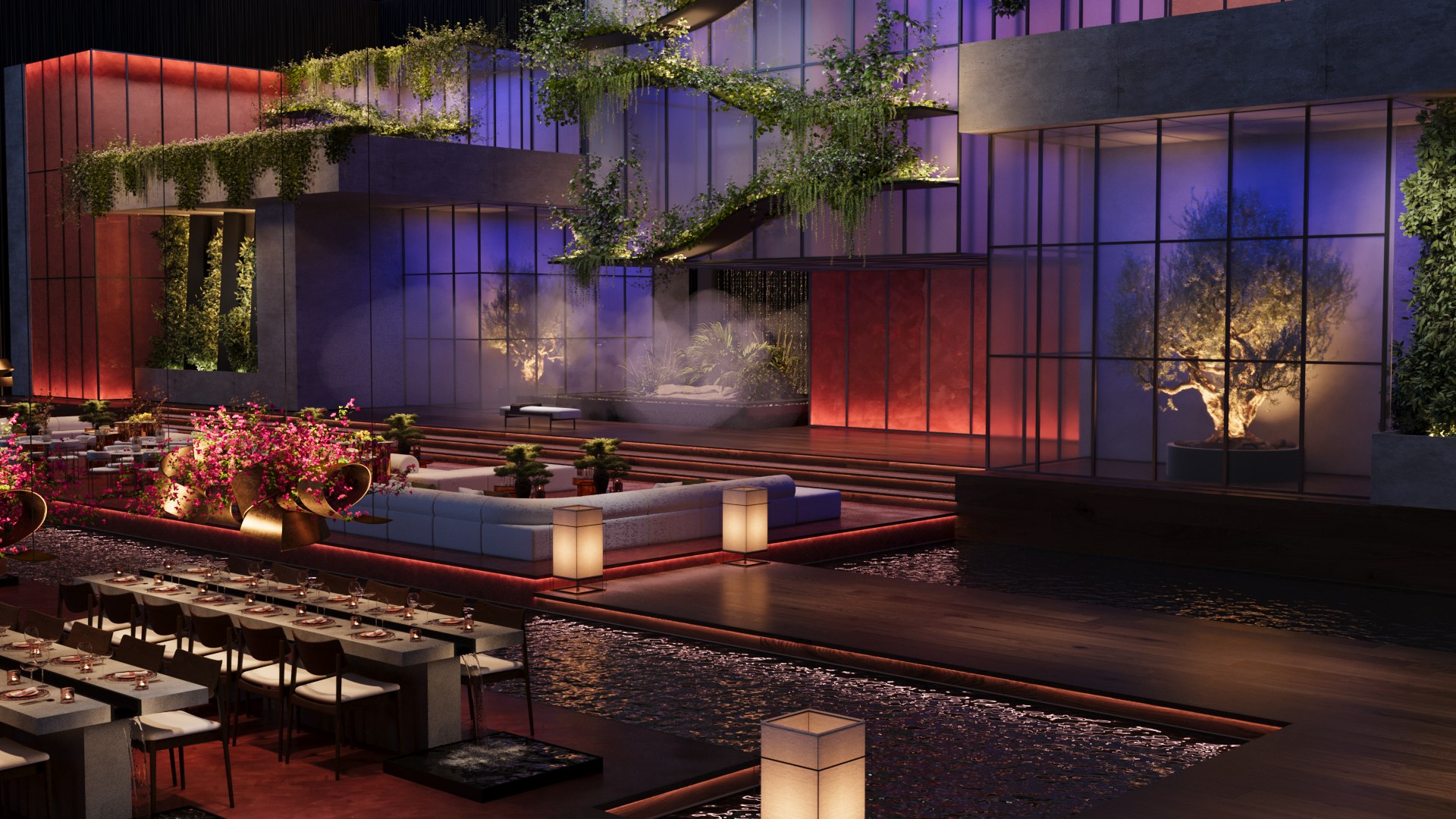 Wedding Hall Design Model - TurboSquid 2433525