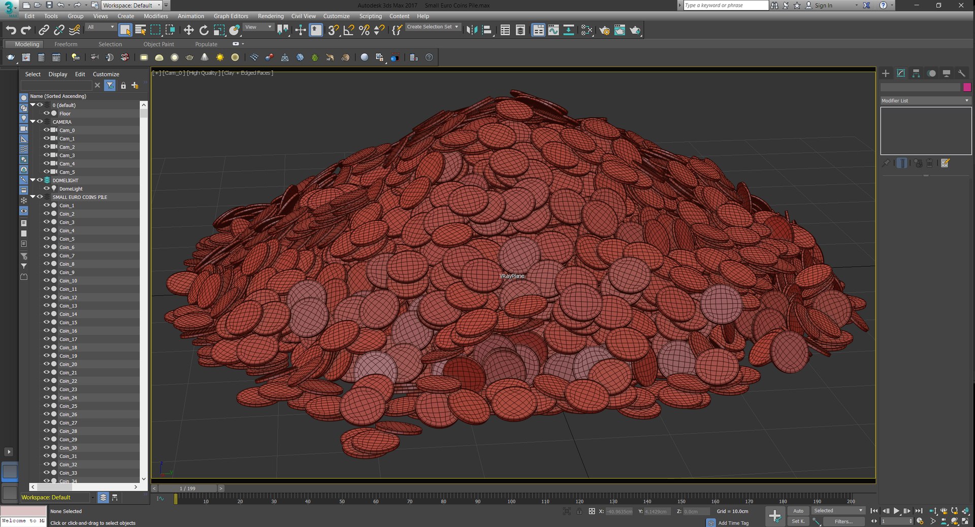 Small Euro Coins Pile 3D Model - TurboSquid 1870975